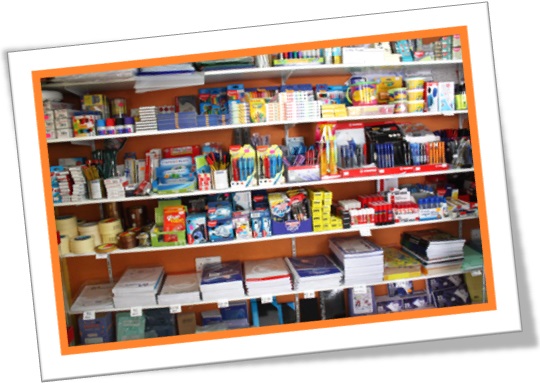 Stationery Section: papelaria e material de escritório em inglês